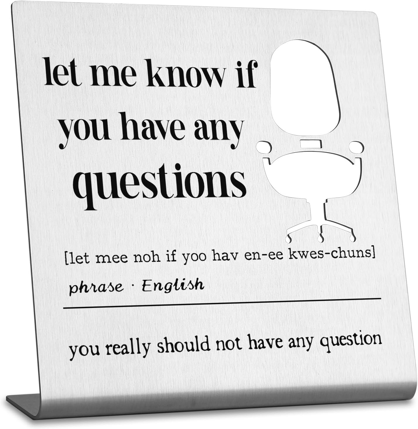 Amazon.com: Funny Office Desk Decor, Funny Home Office Signs, Fun ...