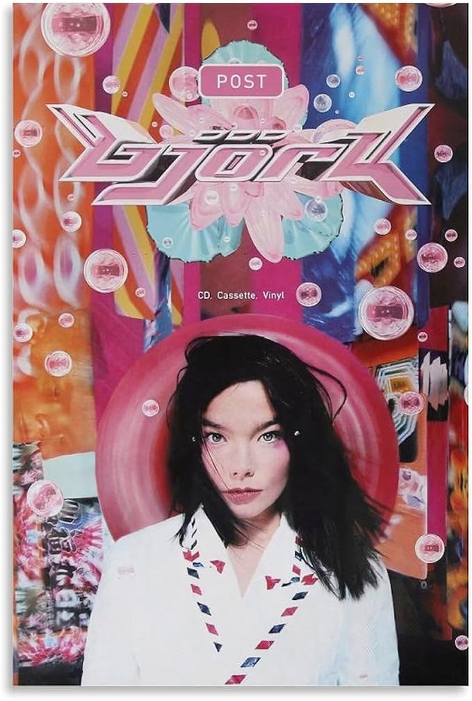 Amazon.com: Post by Bjork Album Cover Canvas Poster Print Music Posters ...