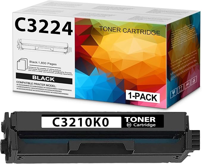 Amazon.com: LVELIMIT C3224 C3210K0 Toner Cartridge Replacement for ...