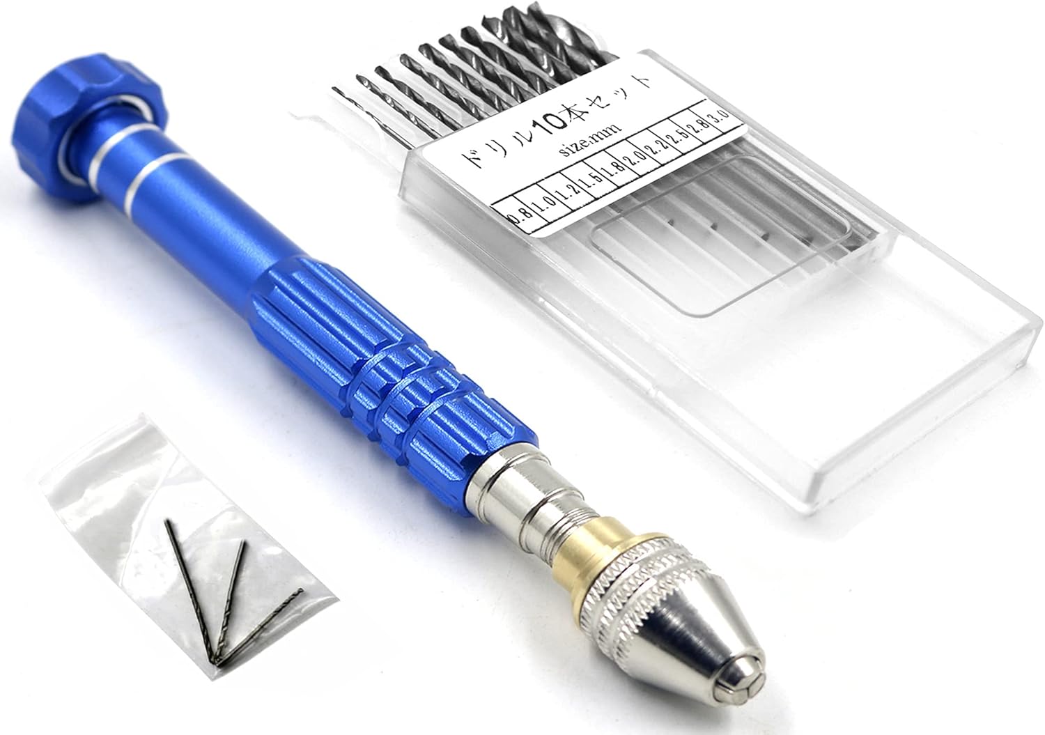 Amazon.com: Hand Pin Vise with 20 Pcs Drill Bits，for Resin, Rotary ...