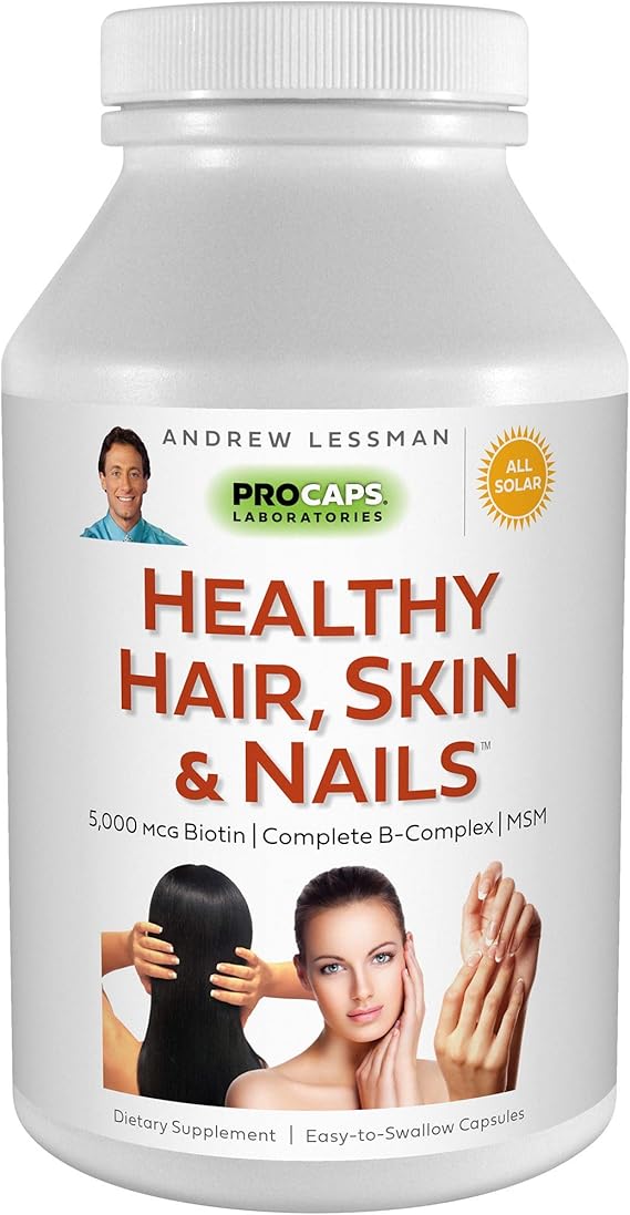 Amazon.com: Andrew Lessman Healthy Hair, Skin & Nails 60 Capsules ...