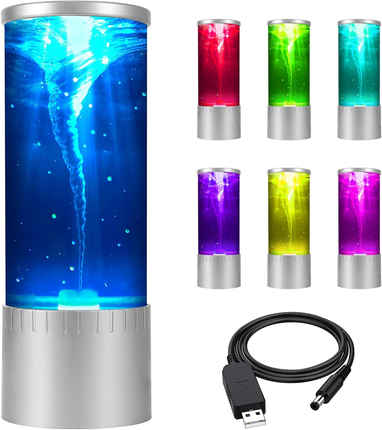 Amazon.com: COLORLIFE Large Sensory Twister Hurricane Light Water ...
