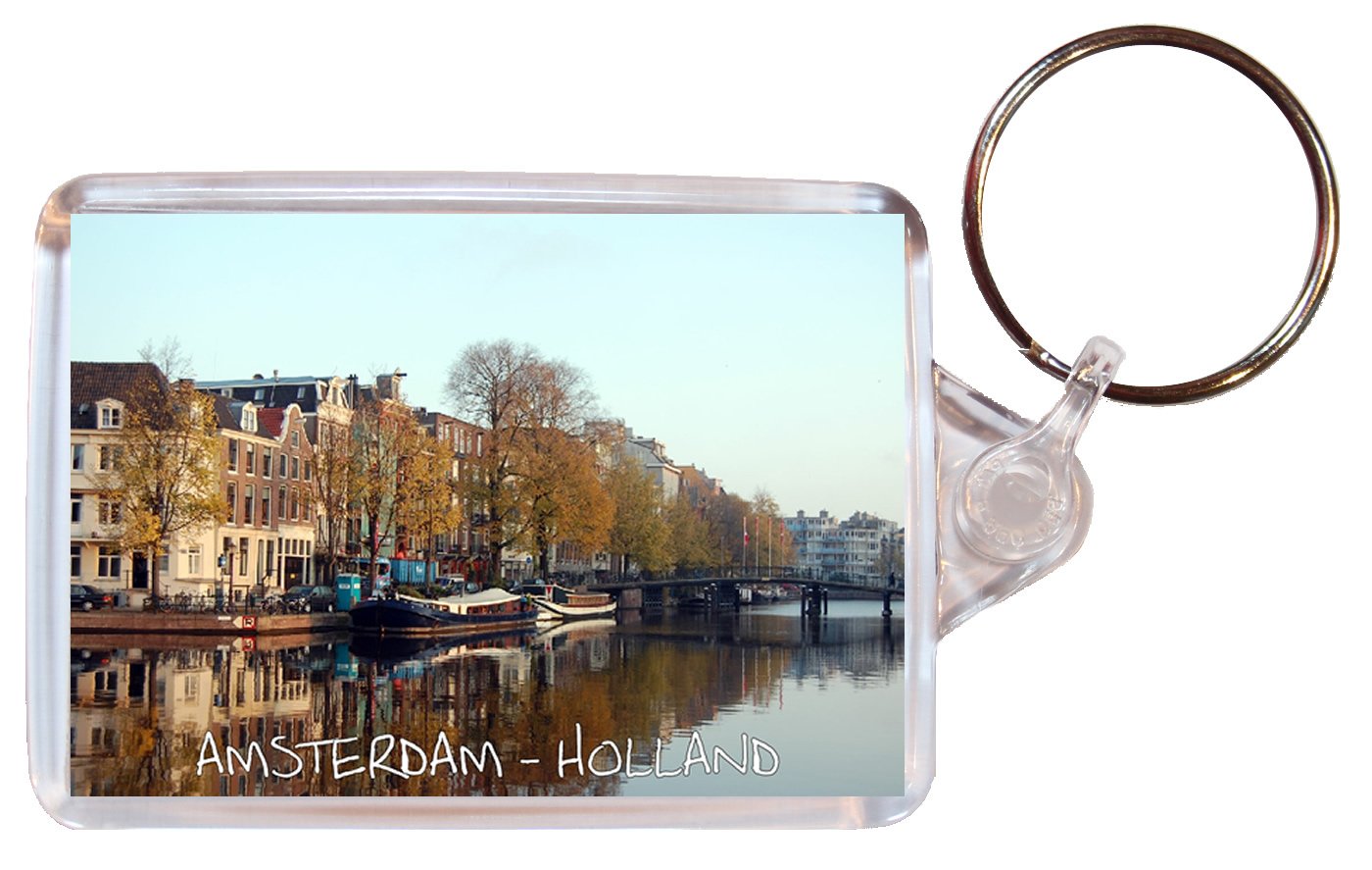 Amsterdam - Holland/Netherlands - Double Sided Large Keyring Gift ...