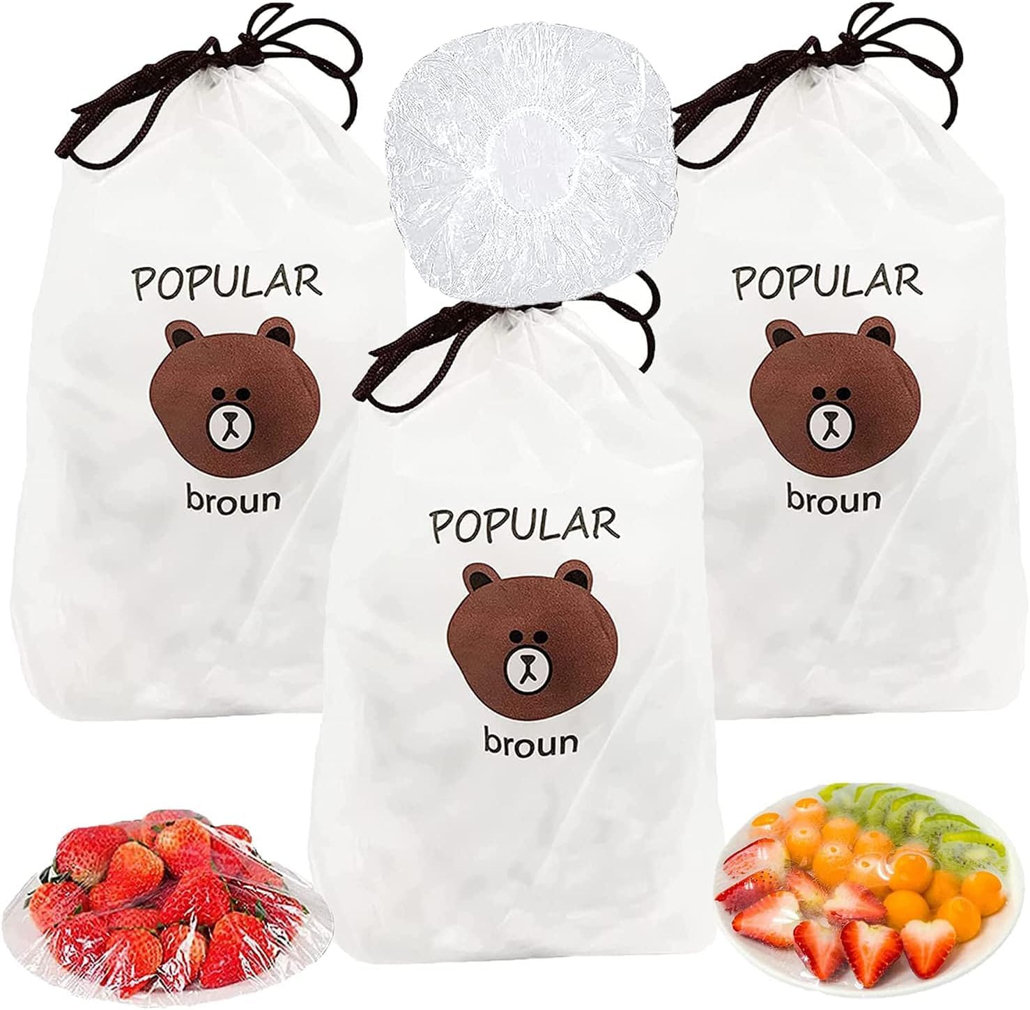 Amazon.com: MKHS Fresh Keeping Bags, 300pcs Food Covers, Reusable ...