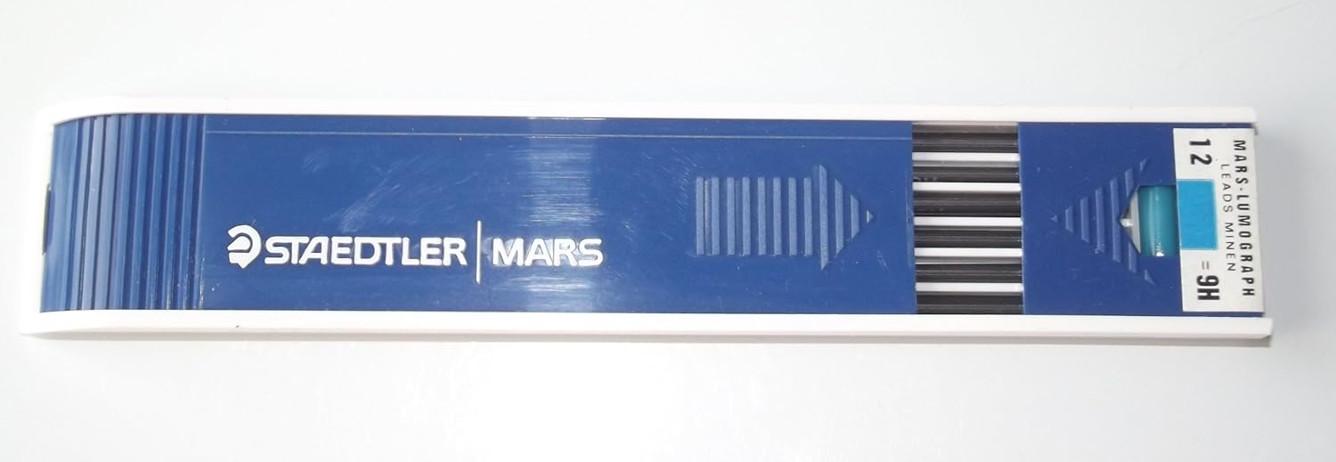 Amazon.com : 9H 2MM Staedtler Drawing Drafting Leads. 12 Pieces. 200-9H ...