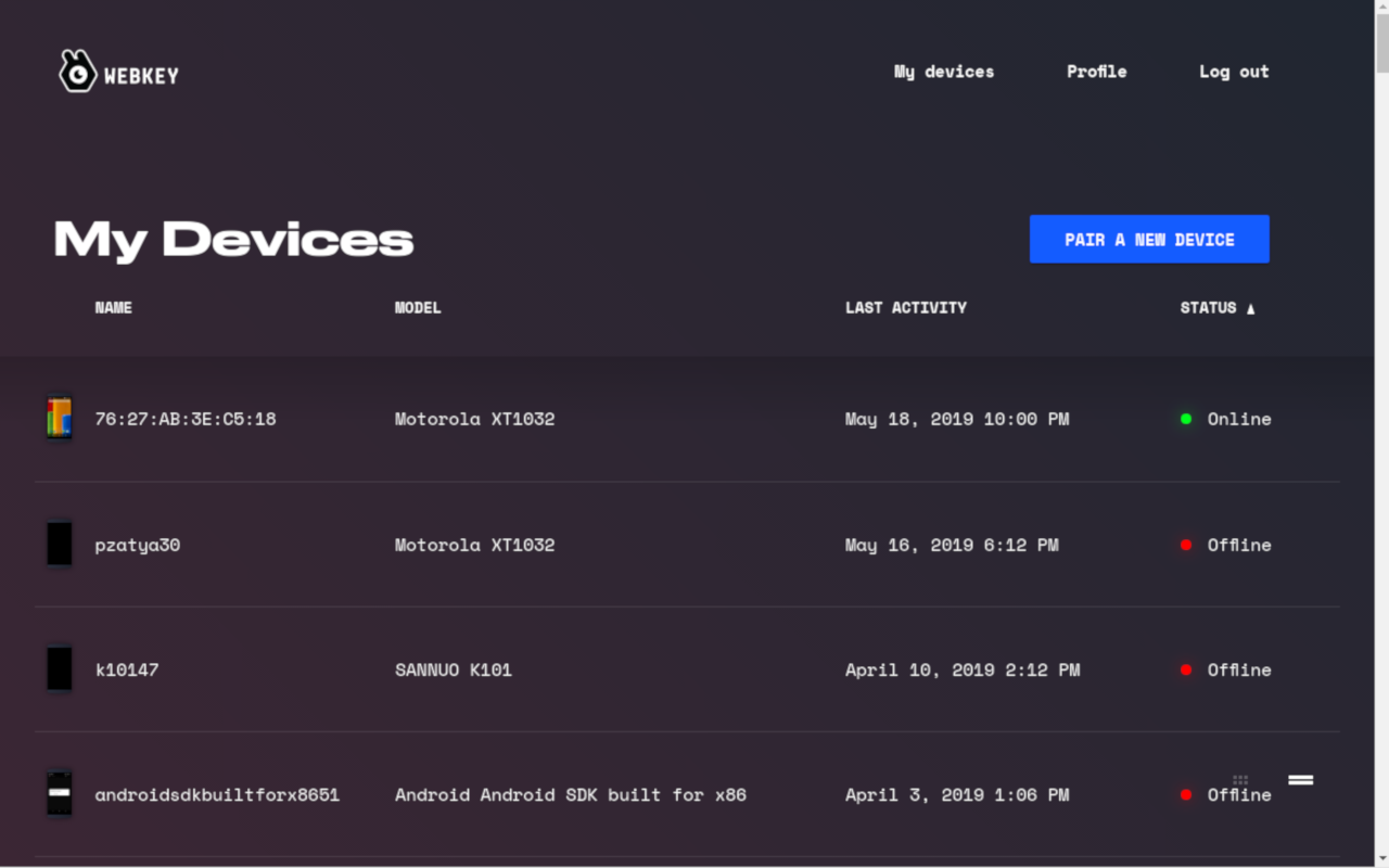 Webkey-Amazonアプリストアのアプリ