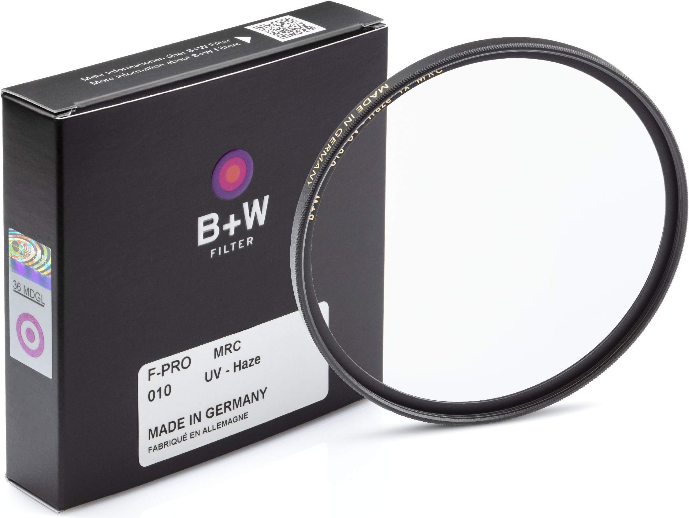Amazon.com : B + W 40.5mm UV Protection Filter (010) for Camera Lens ...