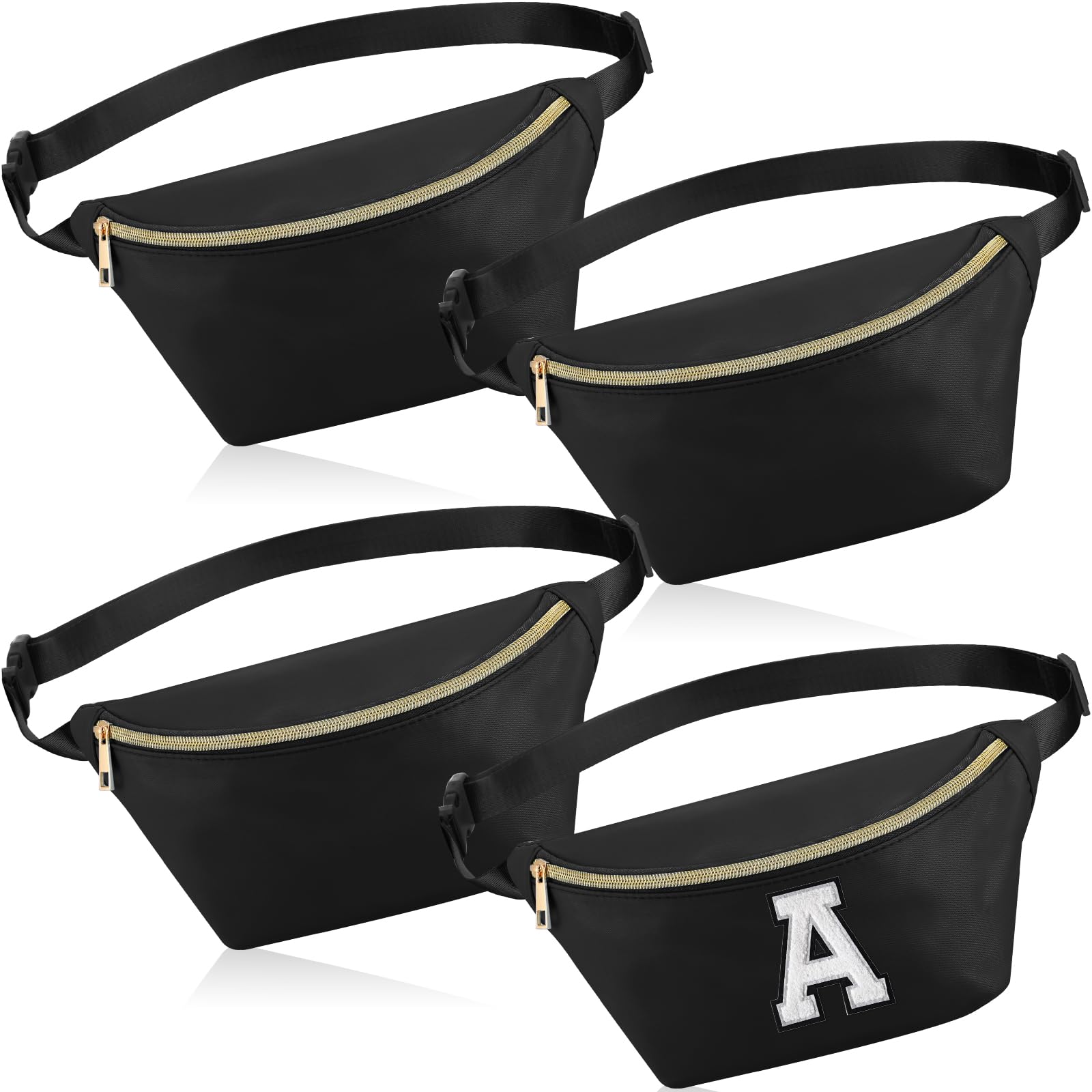 Amazon.com: Hillban 4 Pcs Fanny Packs Adjustable Nylon Preppy Waist ...