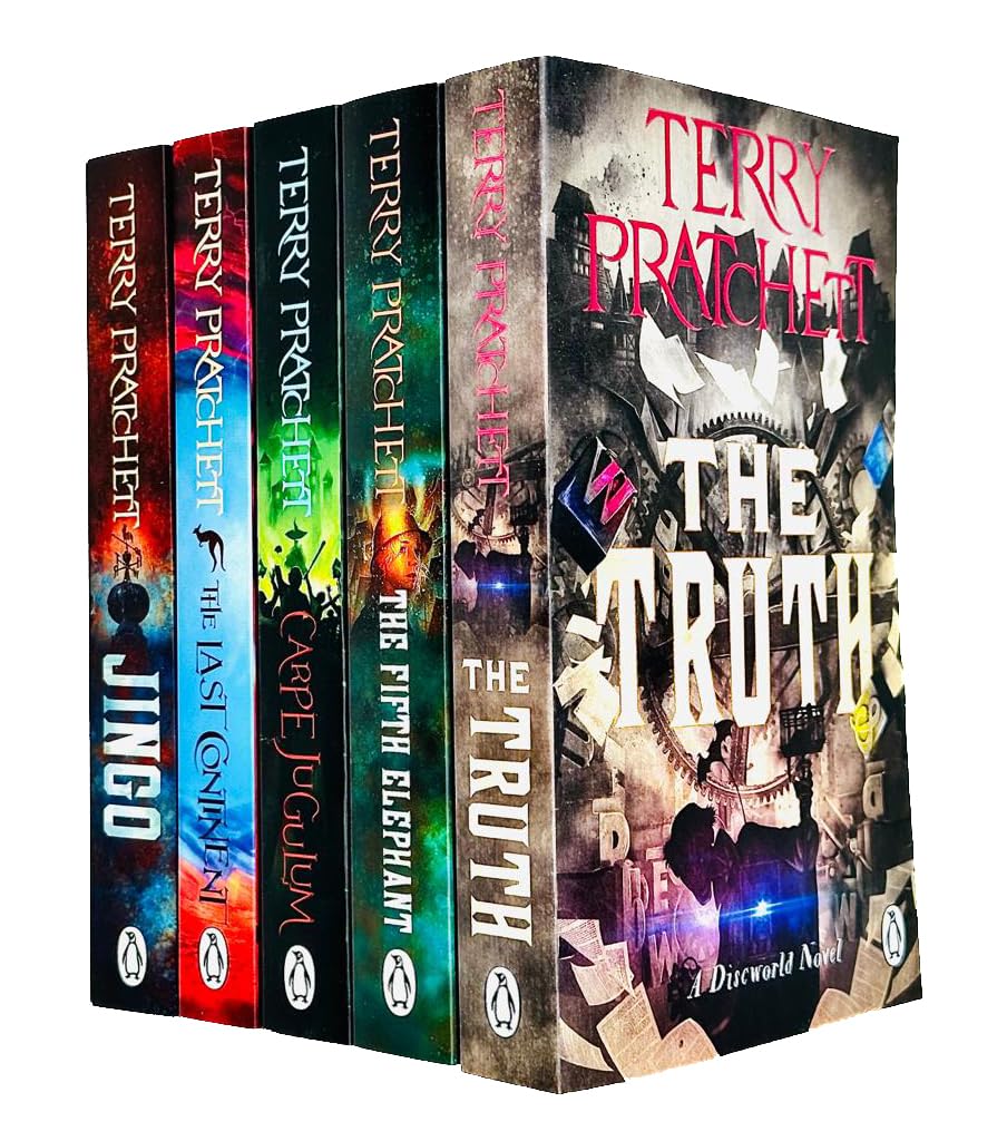 Terry Pratchett Discworld Novels Series 5 - 5 Books Collection Set ...