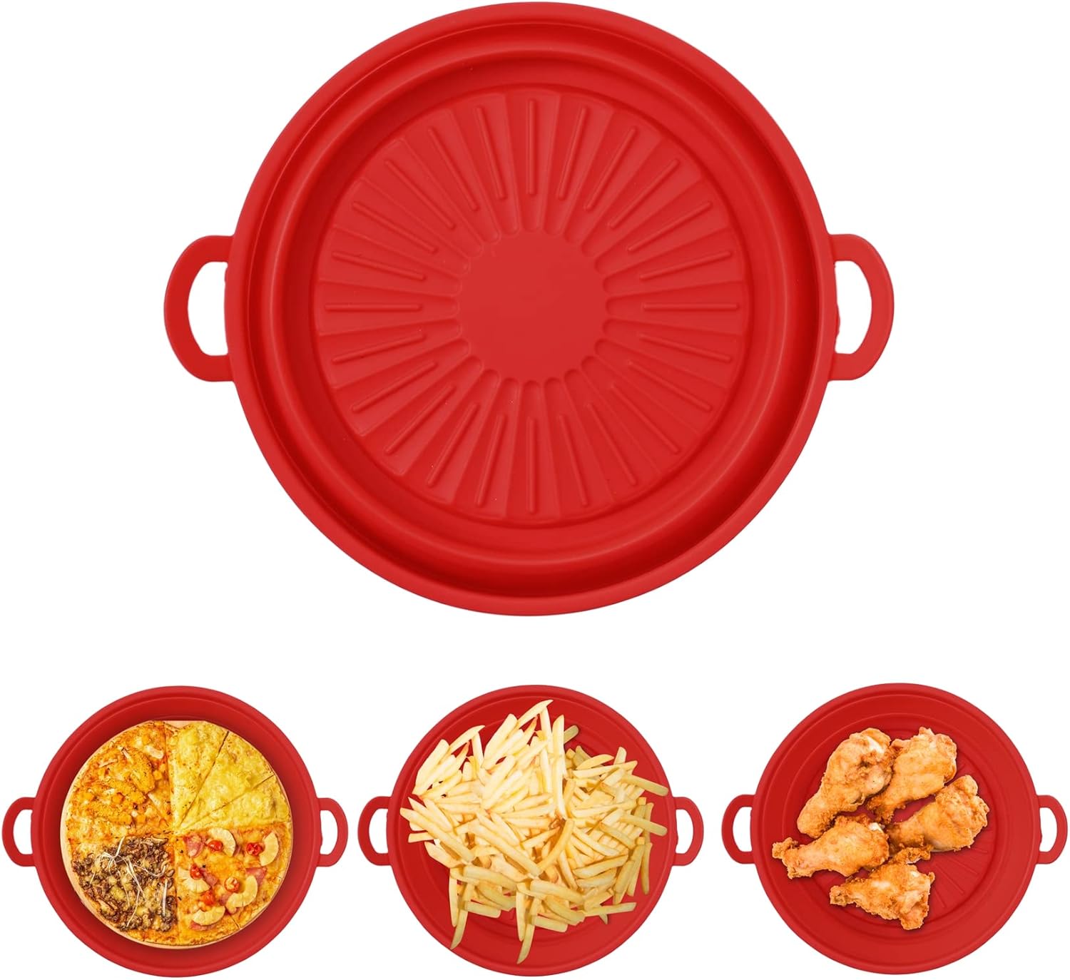 Buy Spacexpando Thick Air Fryer Silicone Liners Foldable Reusable Air buy-spacexpando-thick-air-fryer-silicone-liners-foldable-reusable-air
