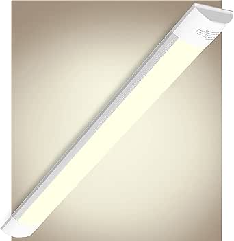 Ankishi 1ft LED Batten Light 3000K Warm Light Ceiling Tube Light 10W ...