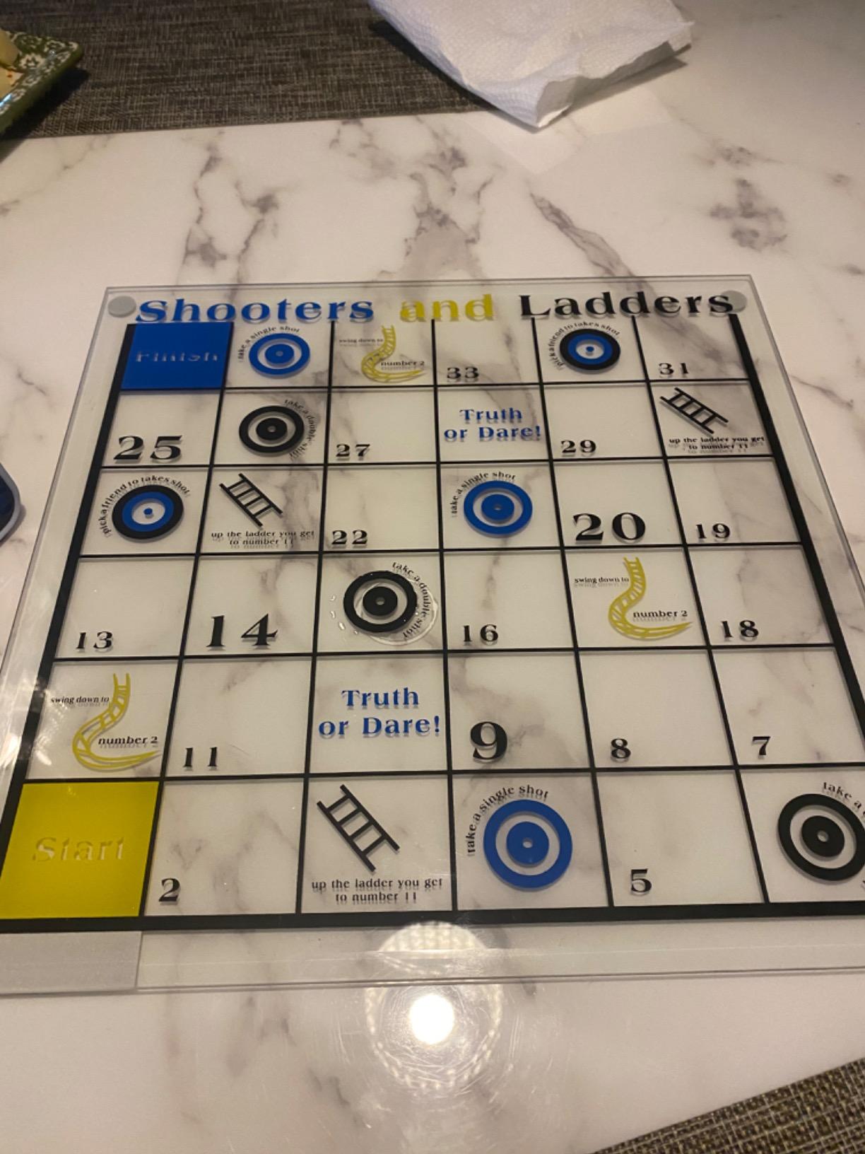 Amazon.com: Matty's Toy Stop Deluxe Tipsy Land and Shooters & Ladders ...