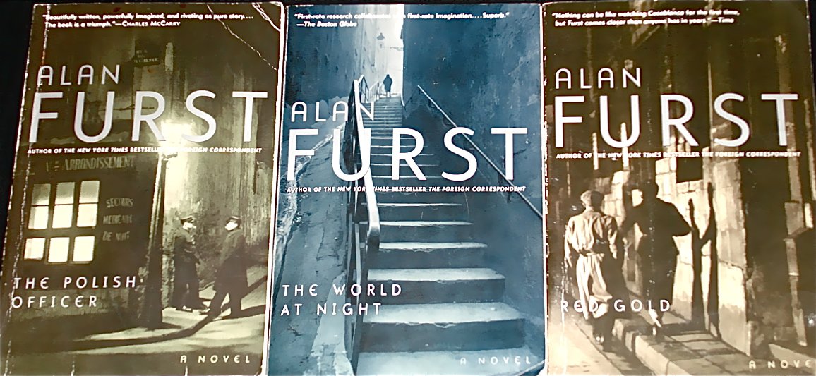 3 Titles By Alan Furst: "The Polish Officer," "The World At Night ...