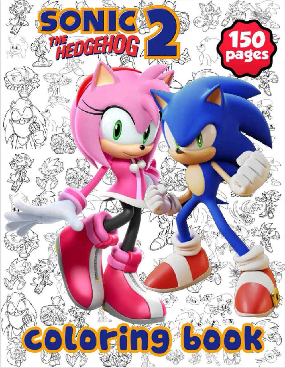 Sonic Valentine Coloring Pages