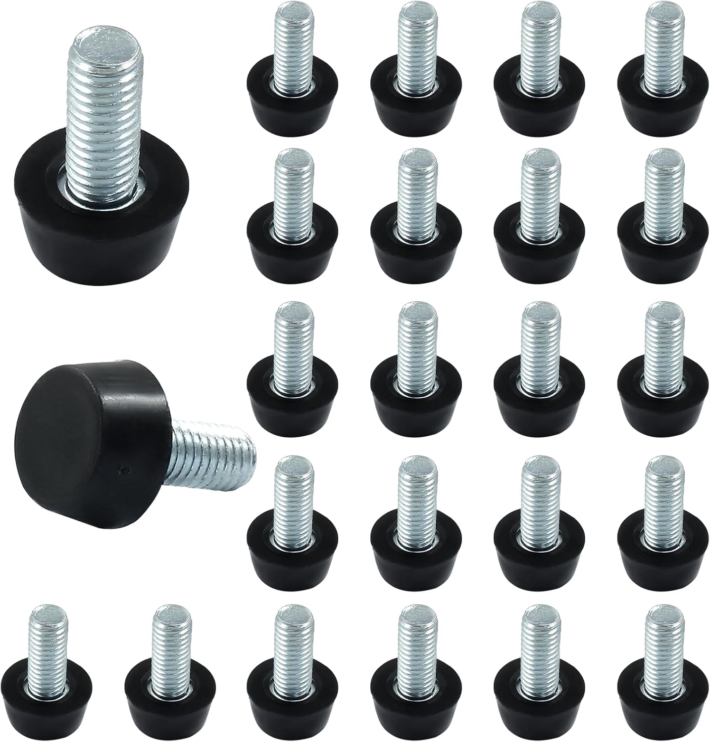 Amazon.com: Zorveiio 24 Pcs M8 Furniture Leveling Feet Adjustable Table ...