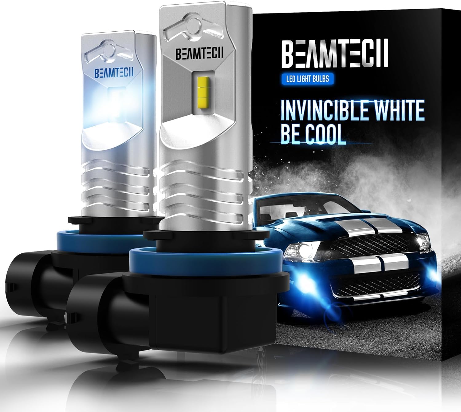 Snapklik.com : H8 Led Fog Light Bulb,CSP Chips 6500K 800 Lumens Xenon ...