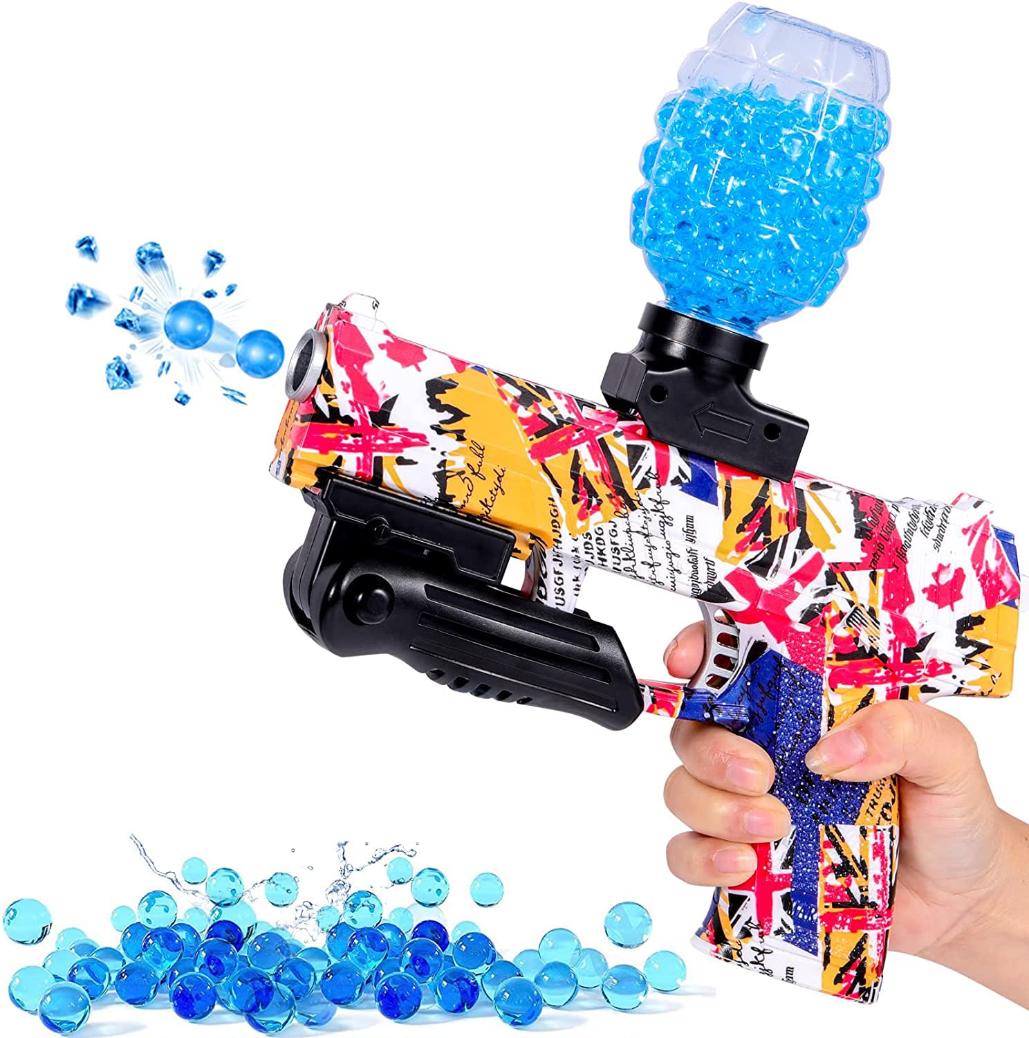 Buy 2022 Electric Gel Blaster, Automatic Gel Ball with 20,000 ...