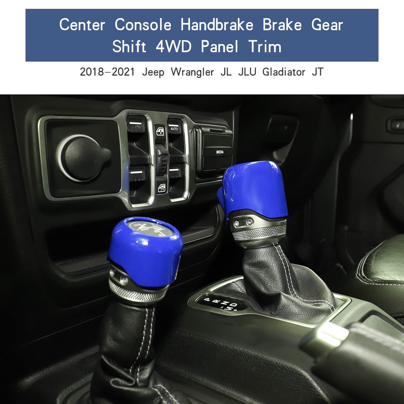 Snapklik.com : For Jeep JL Center Console Handbrake Brake Gear Shift ...