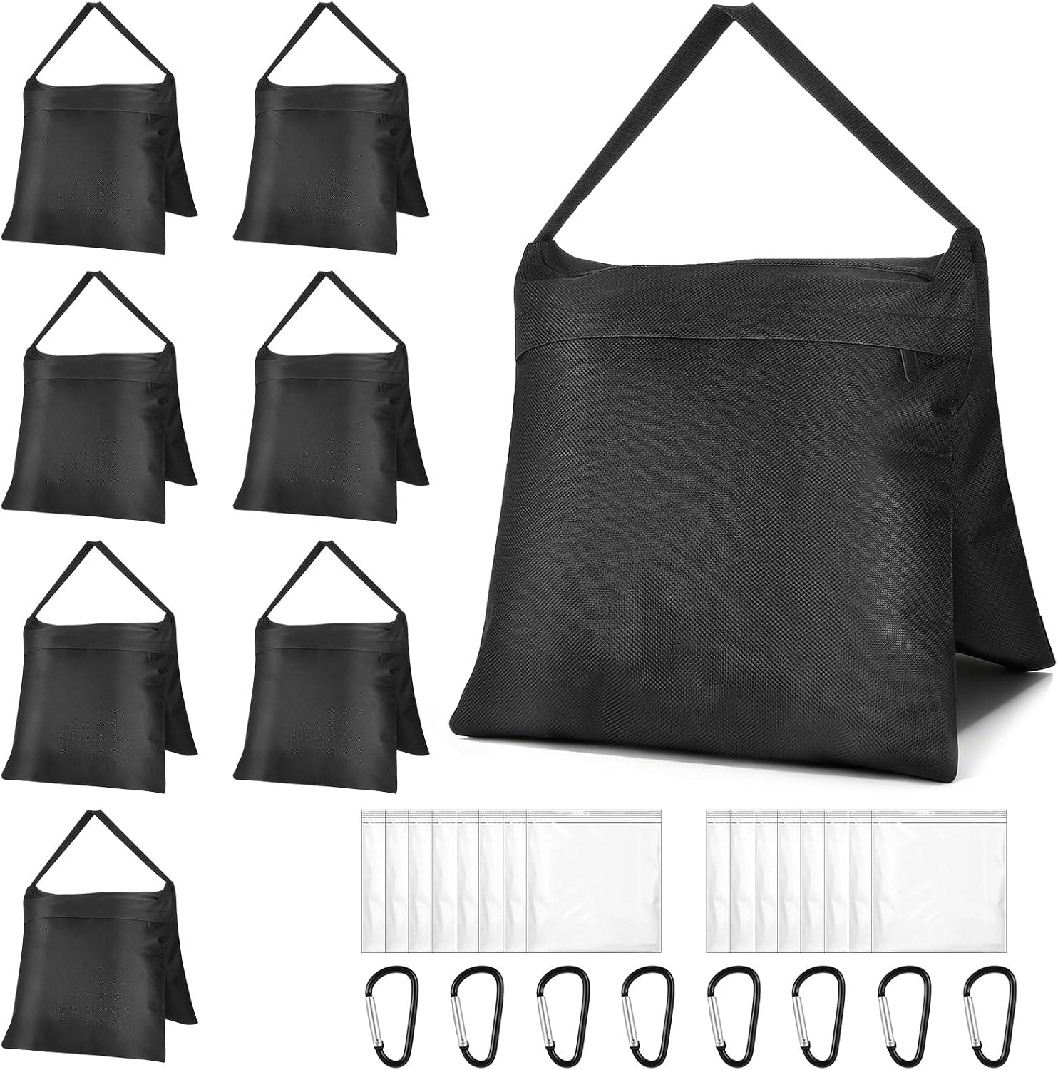 Amazon.com : 8 Packs Weighted Sand Bags, Heavy Duty Sandbags Weight ...