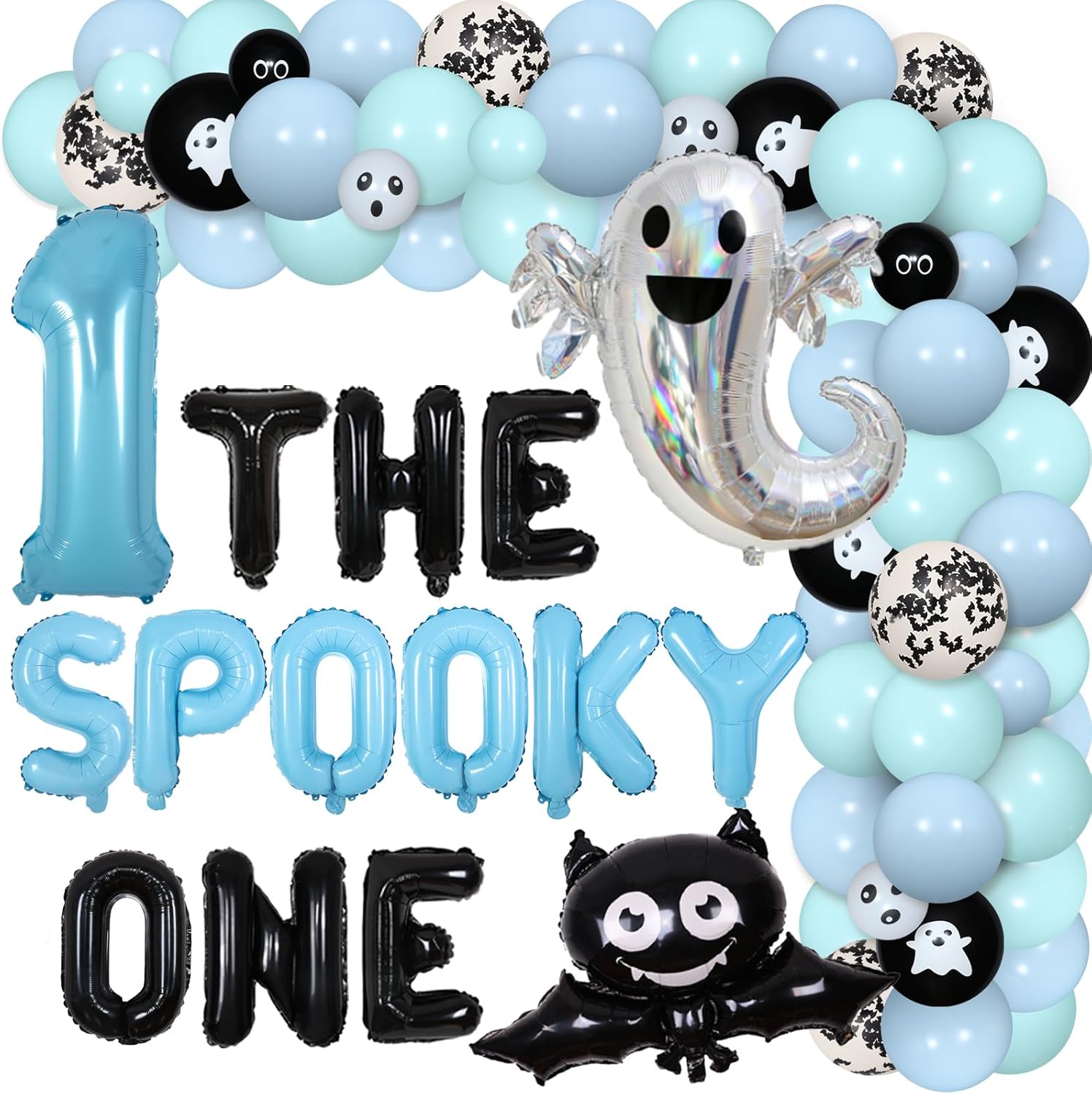 Amazon.com: Halloween 1st Birthday Party Decorations Boy, The Spooky ...