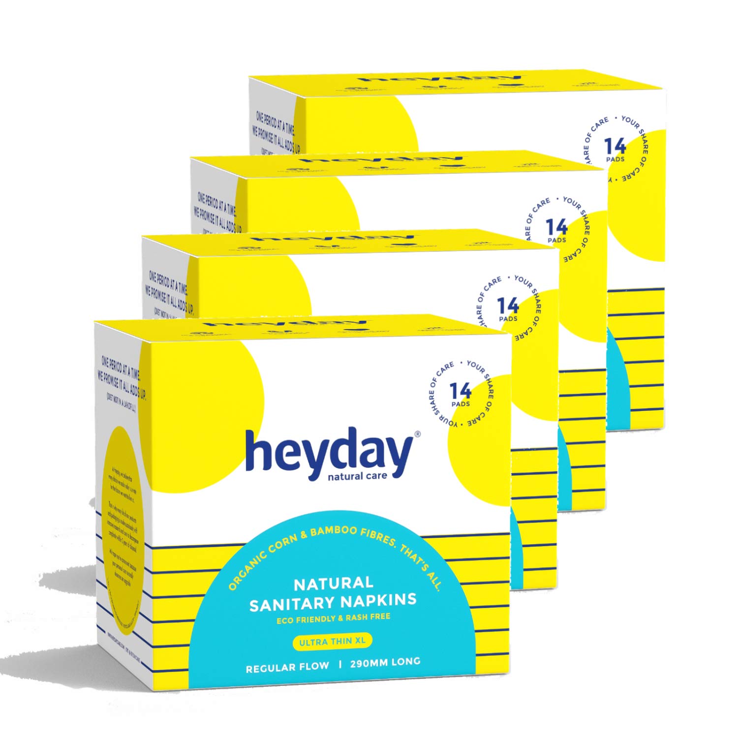 Buy Heyday Rash Free Organic & Natural Ultra Thin Sanitary Pads for ...
