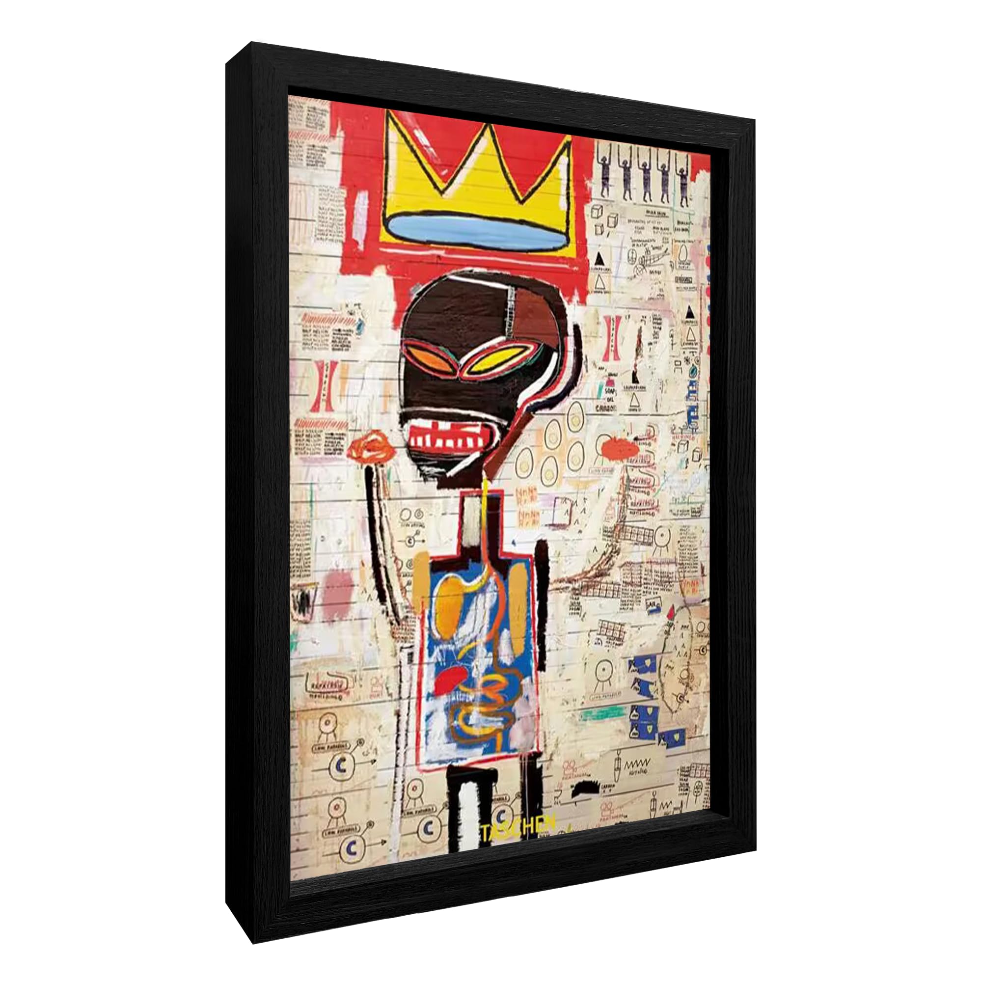 Amazon.com: Framed Basquiat Wall Art, Basquiat Poster Jean Michel ...