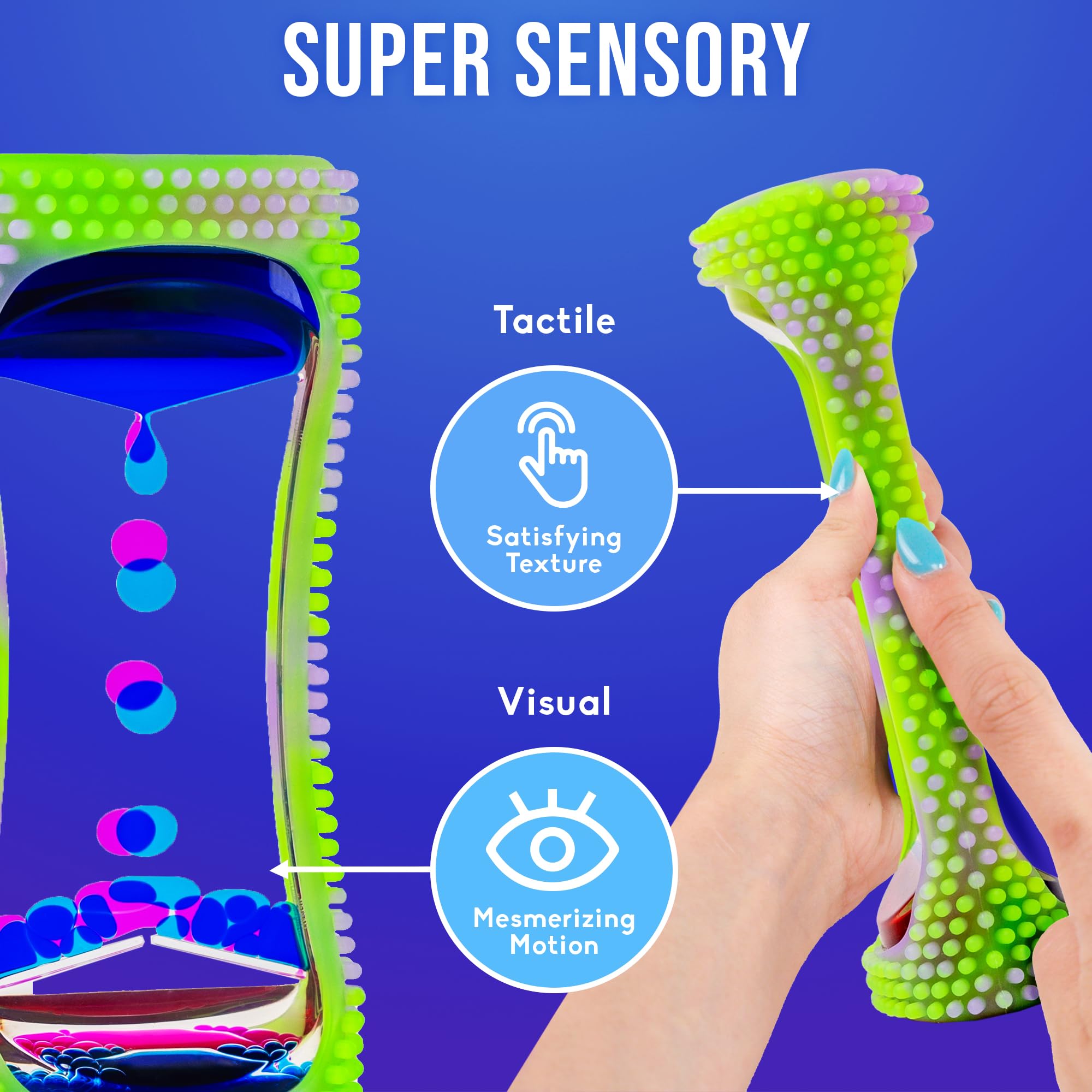 Snapklik.com : Liquid Motion Bubbler Glow-in-The-Dark Sensory Toy For ...
