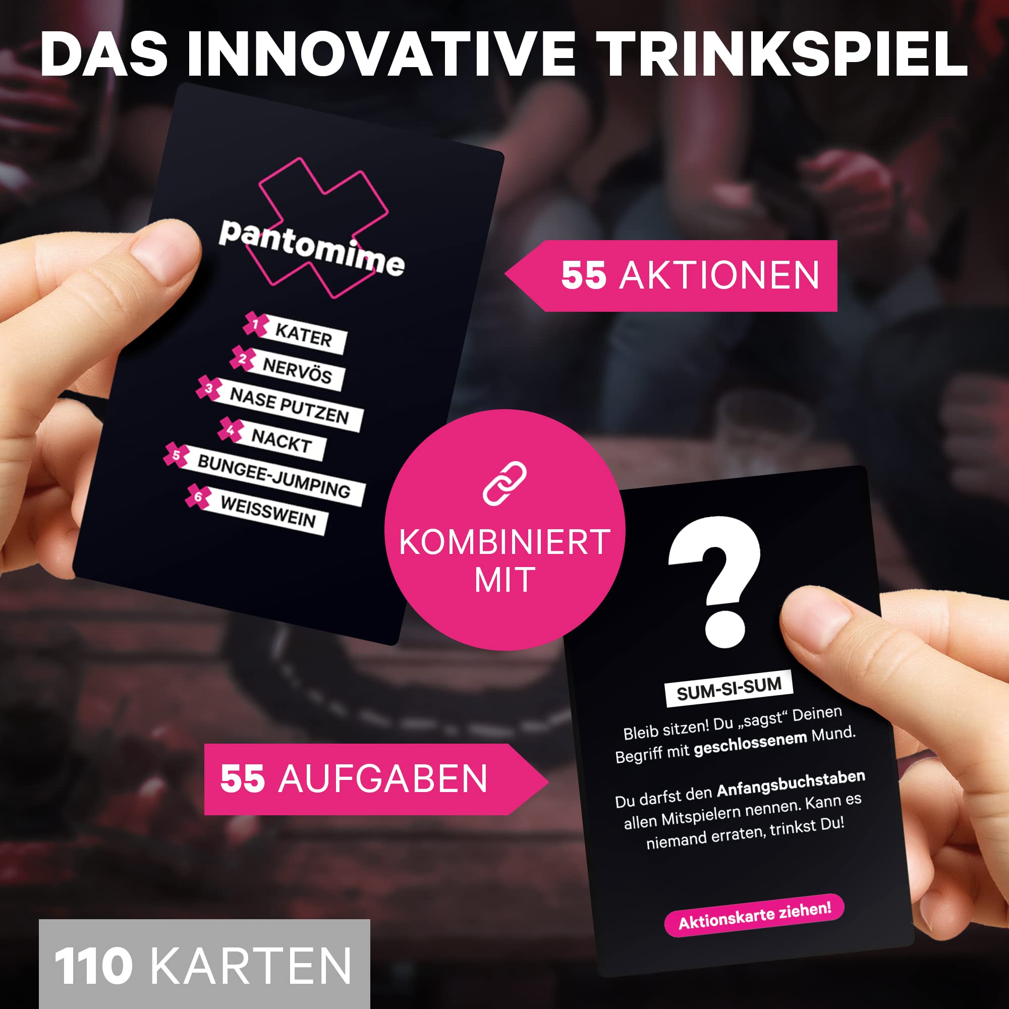 schttung The Original The Drinking Game with 110 Cards | Pantomime Team ...
