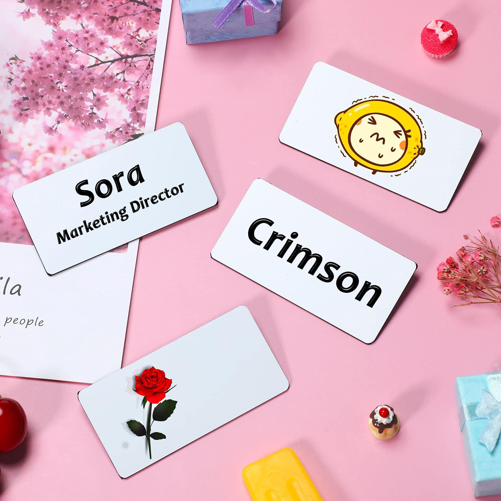 30 Pack Blank Name Tag Name Badge With Pin Fasteners ID Name Badge With 30-pack-blank-name-tag-name-badge-with-pin-fasteners-id-name-badge-with