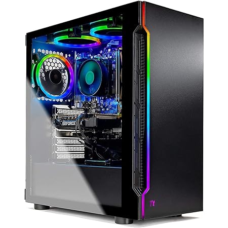 Amazon.com: Skytech Chronos Mini Gaming PC Desktop - AMD Ryzen 3 3100 ...