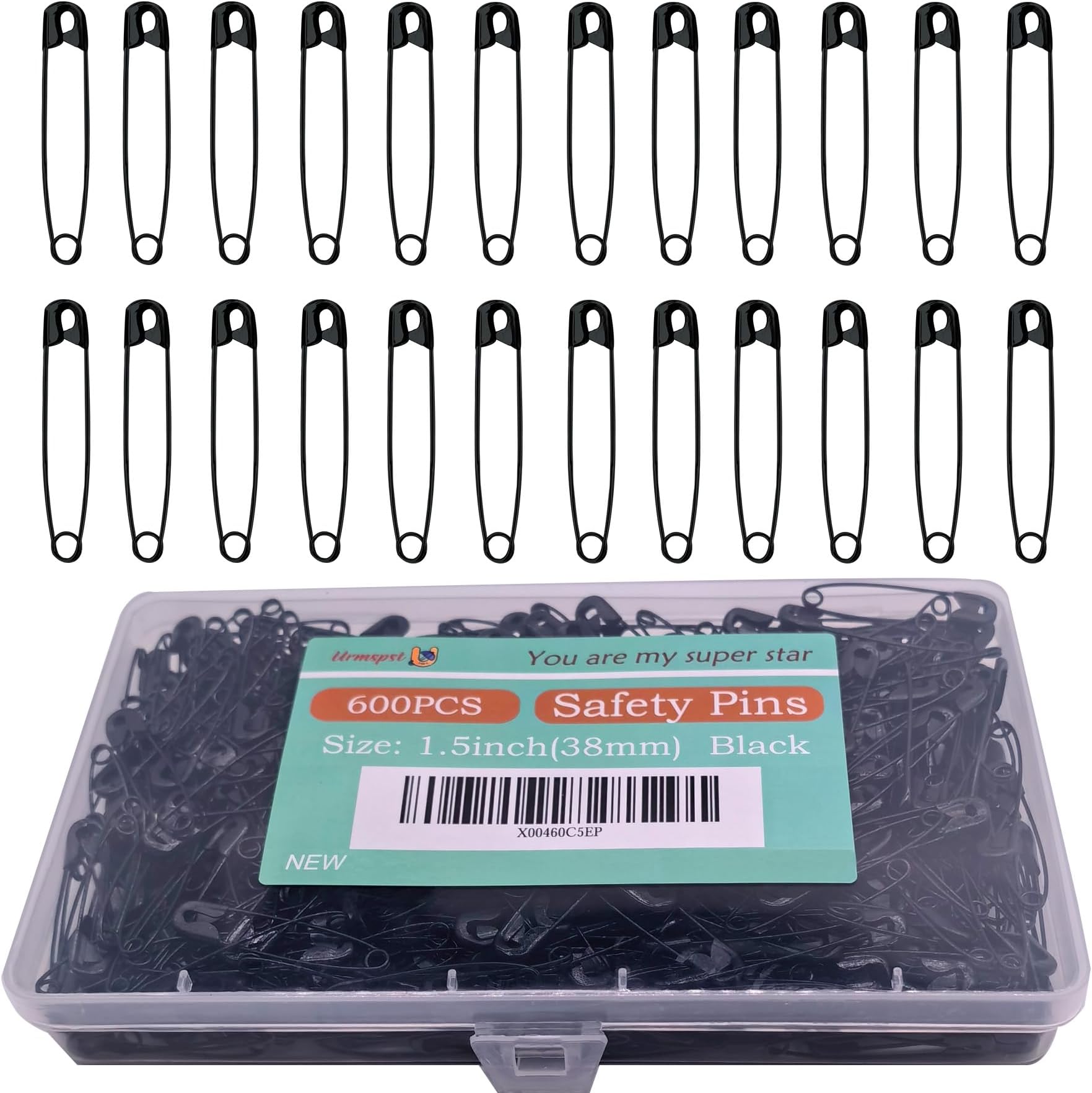 Amazon.com: BLACK SAFETY PINS, 2" (5-PACK)