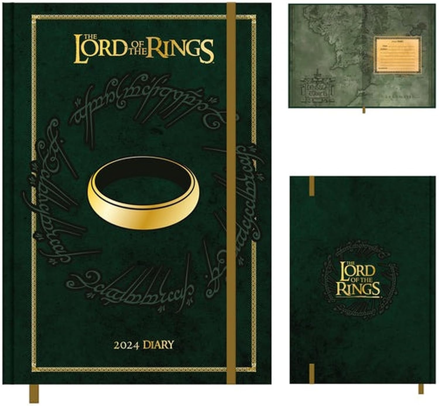 The Lord of the Rings 2024 Diary, A5 Diary Hard Cover, Week to a View ...