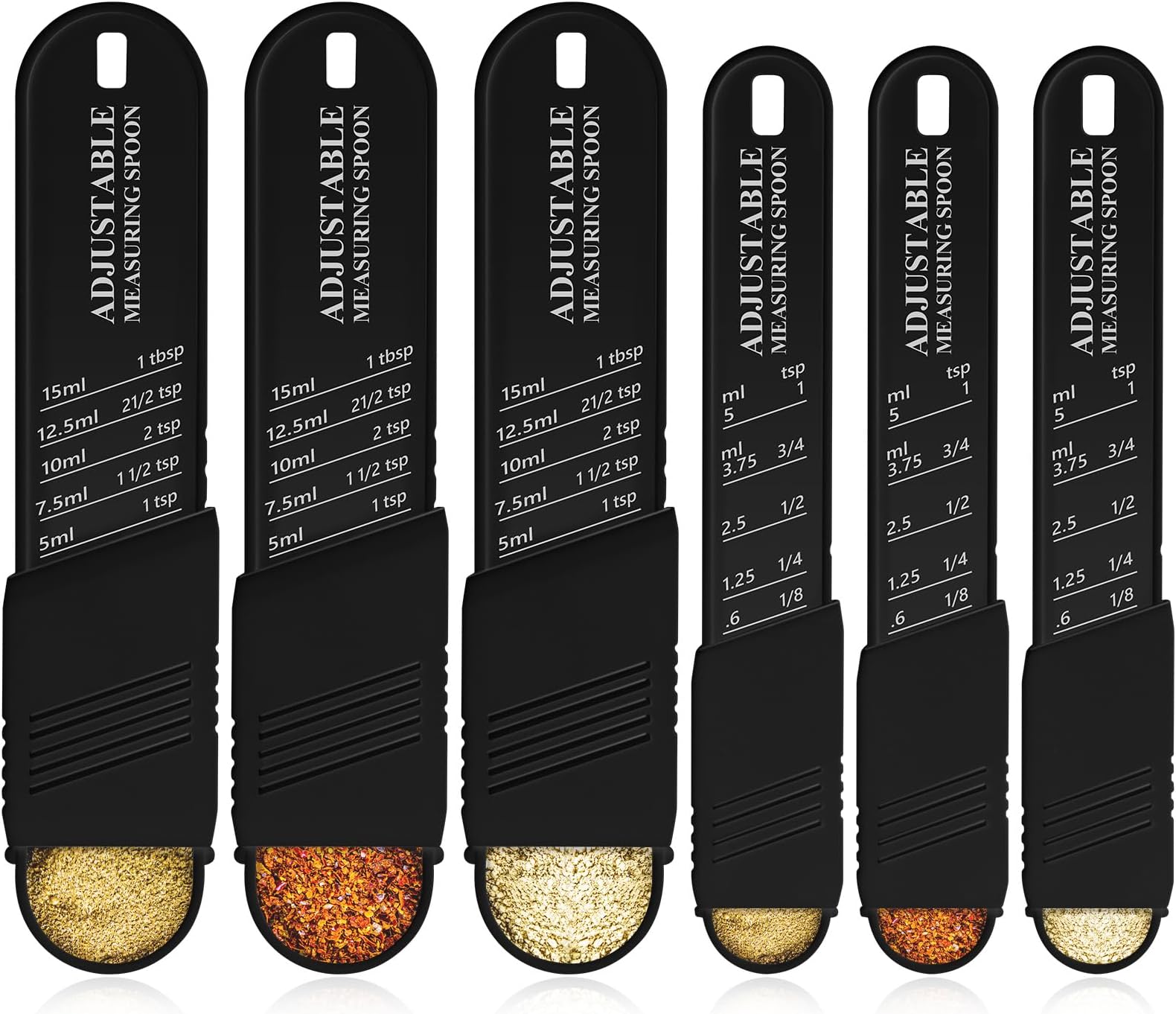 Amazon.com: Pampered Chef Adjustable Measuring Spoons Set of 2 #2258 ...