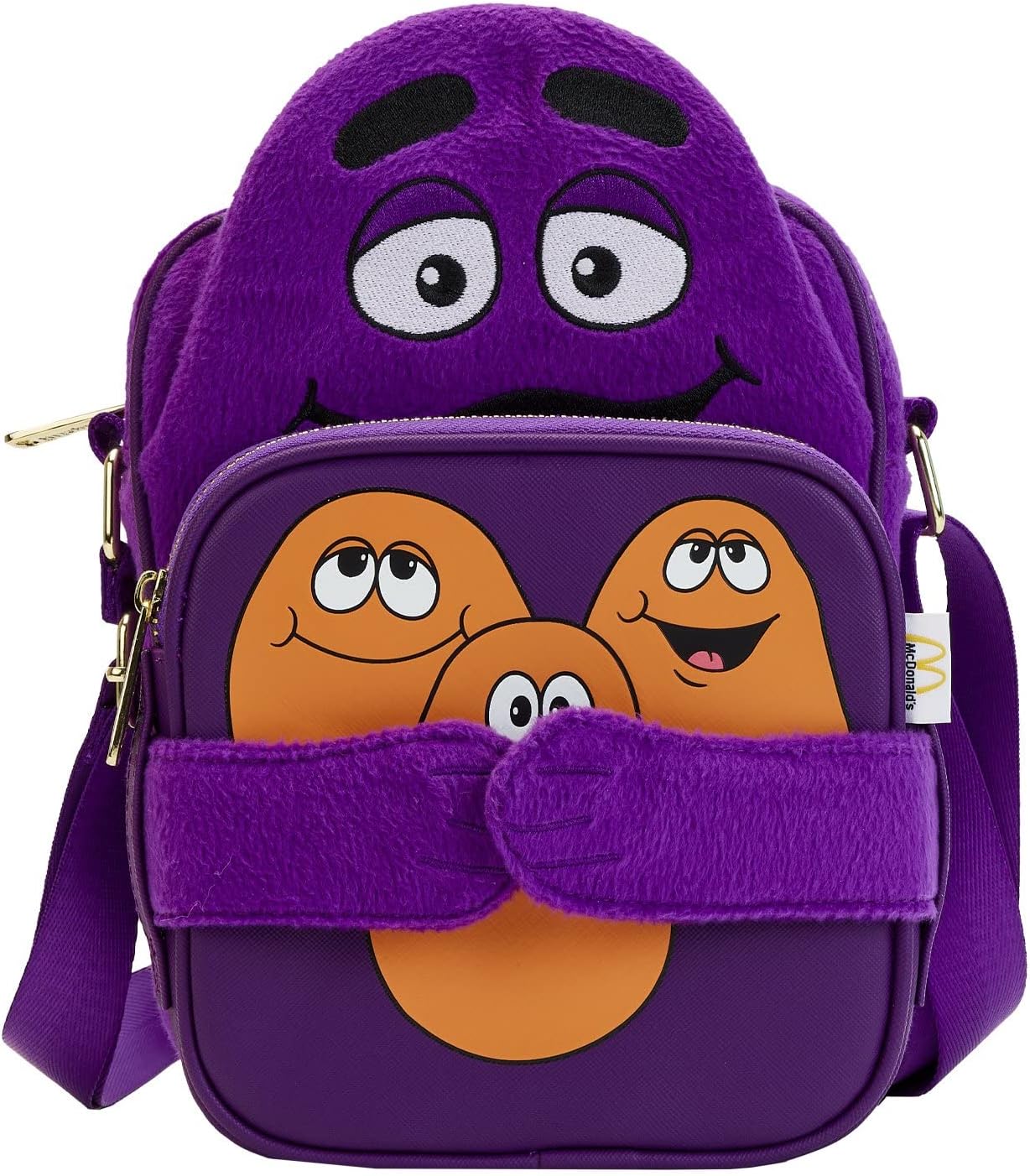 Amazon.com: Loungefly McDonald's Grimace Cosplay Crossbuddy : Clothing ...