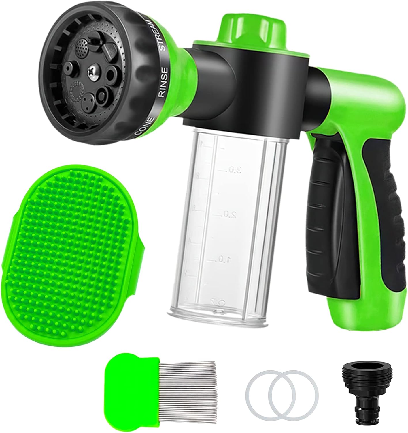 Amazon.com : Pup Jet Dog Wash Hose Attachment, Garden Hose Nozzle High ...