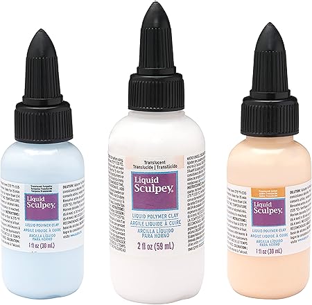 Amazon.com: Liquid Sculpey Liquid Polymer Clay Kit Oven-Bake Clay ...