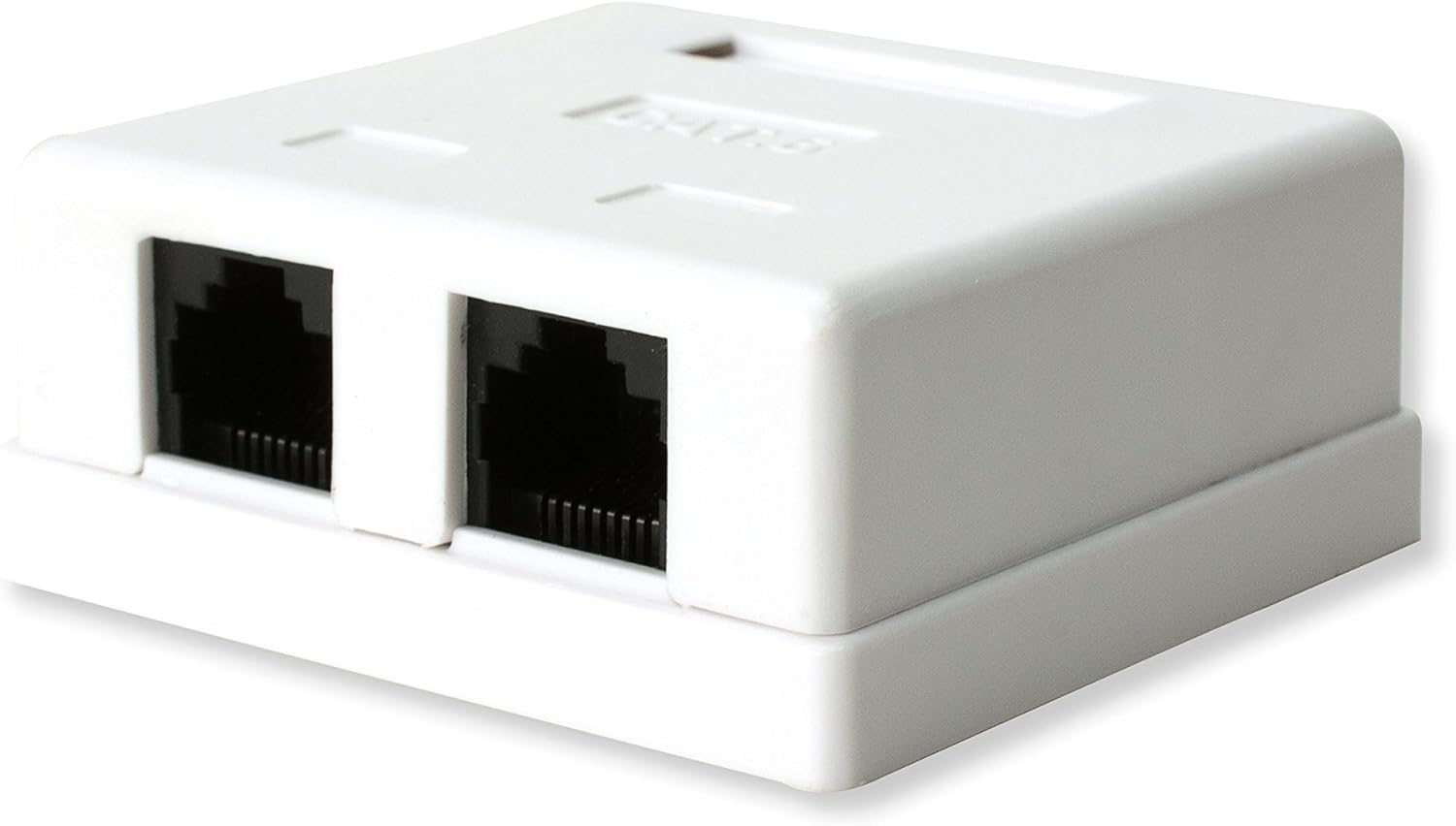 Amazon.com: Cables Guru Cat6 RJ45 Surface Mount Box [5 Pack] - 2 Port ...