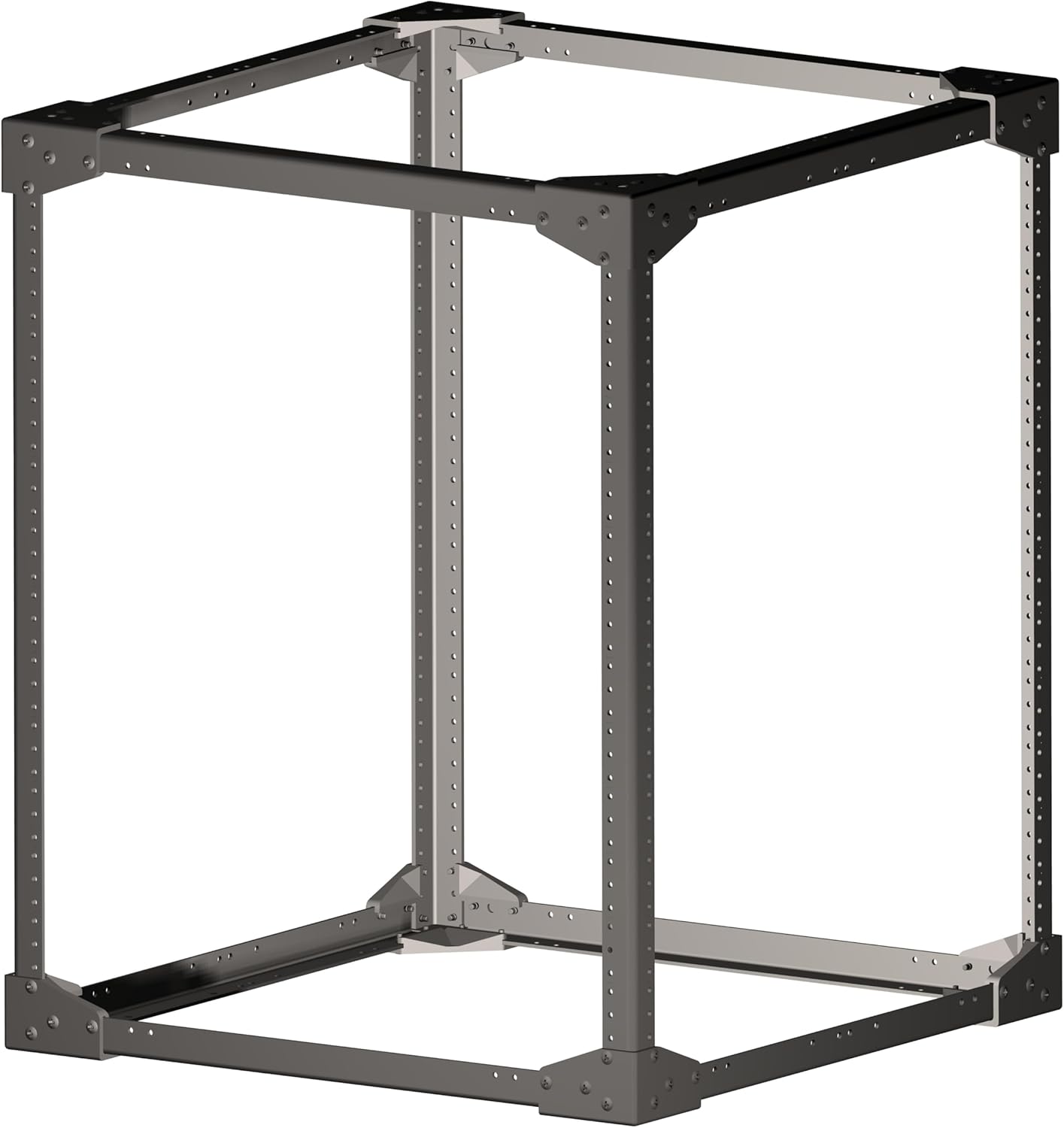 Amazon.com: 6U x 30" Deep Aluminum Rack Mount Kit, 10-32 Tapped Screw ...