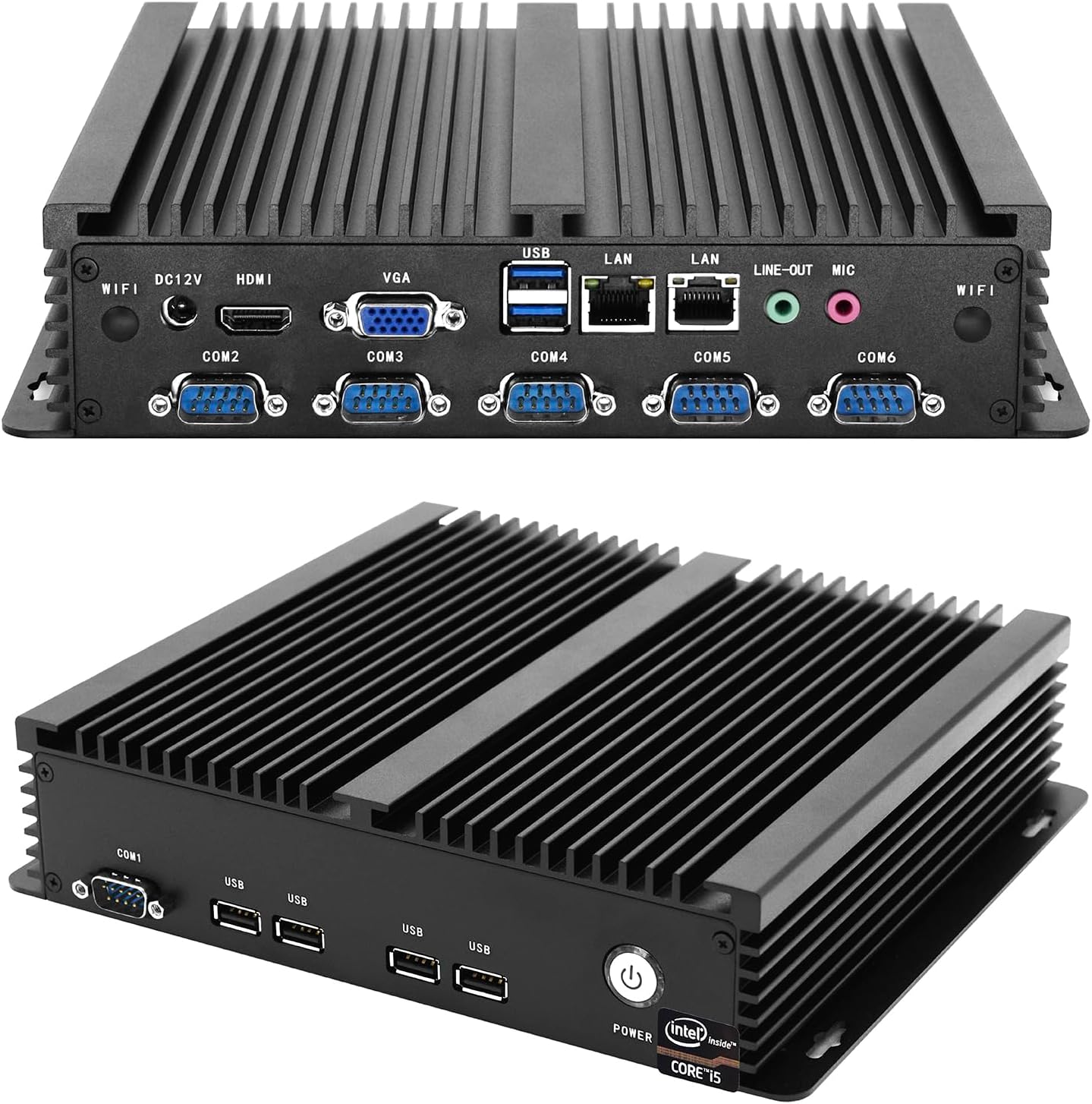 Amazon.com: Lyznbot Mini PC Firewall Appliance, Dual-Core i5 Upgradable ...