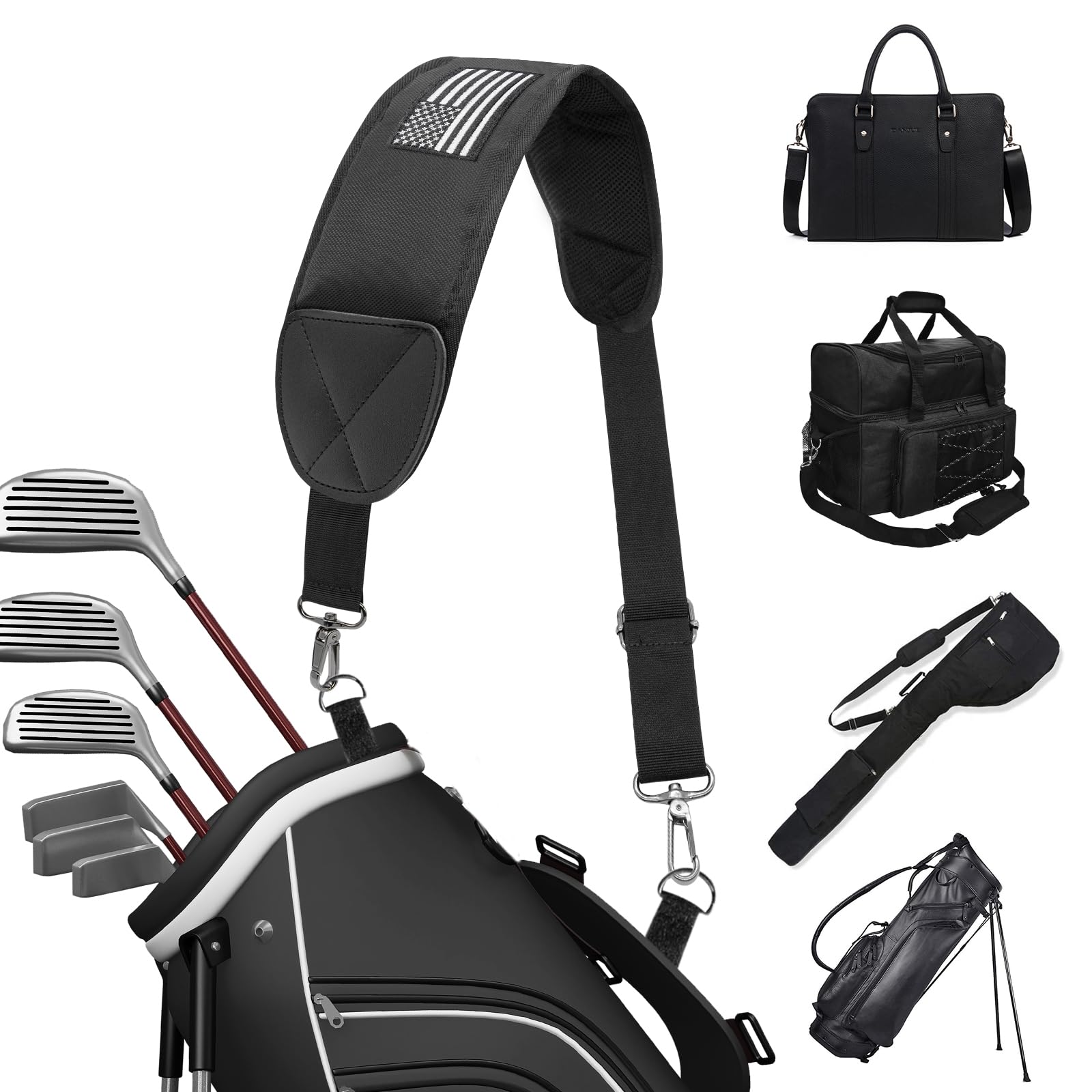 Snapklik.com : BAIRBRE Golf Bag Strap Replacement Golf Bag Shoulder ...