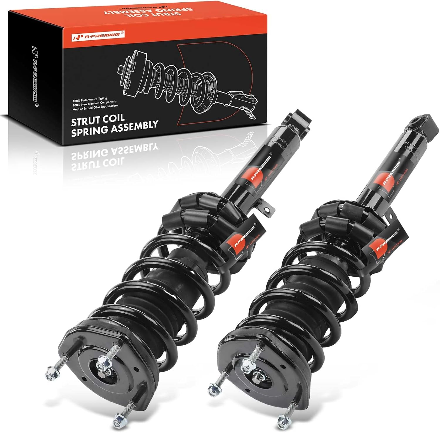 Amazon.com: A-Premium Front Pair (2) Complete Strut and Coil Spring ...