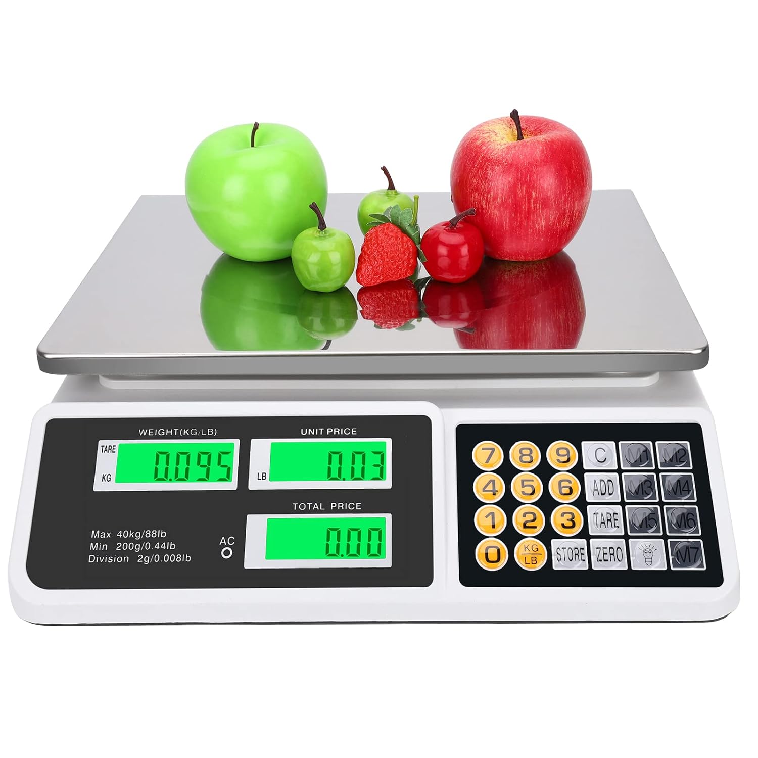 Price Computing Scale 88lb/40kg (Flat Plate) : Amazon.ae: Office Products