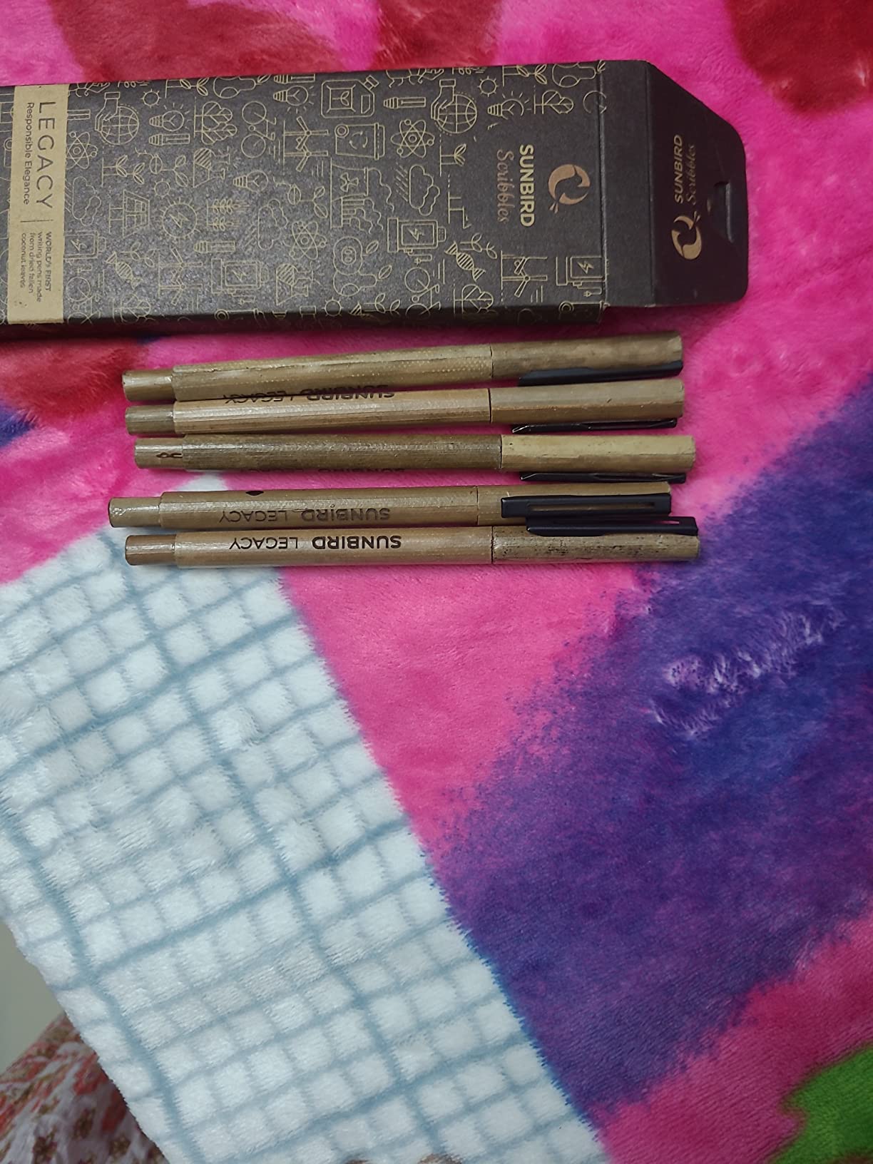 SUNBIRD Fera, World's First Eco-friendly Coconut Leaves Pen (Pack of ...