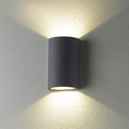 KWOKING Lighting Modern LED Wall Light 12W Waterproof Up and Down ...