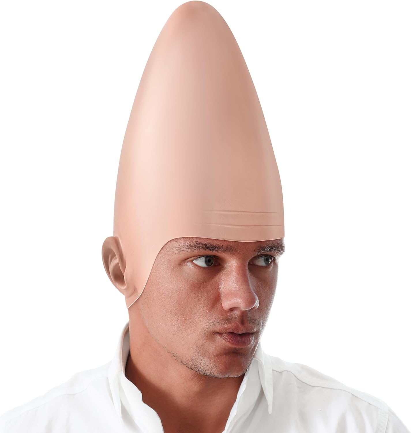 Amazon.com: Spooktacular Creations Halloween Cone Bald Head, Latex Bald ...