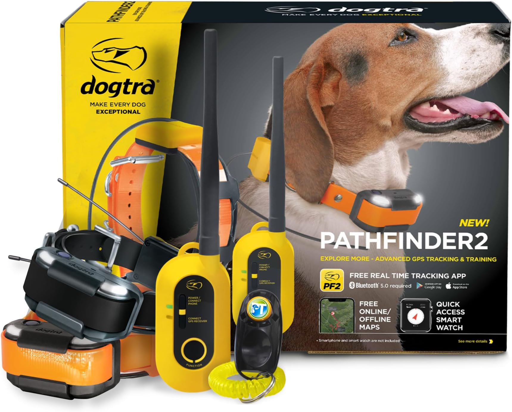 Amazon.com: Dogtra Pathfinder 2 - Hunting Ecollar 2 Dog Training Collar ...