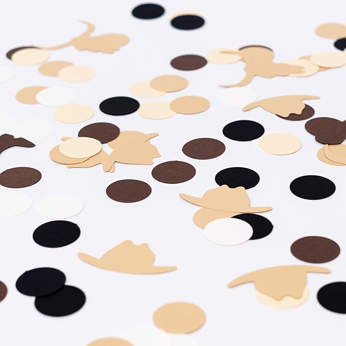 Amazon.com: LINZYING Cow Themed Party Confetti Sheet Decorations - Cow ...