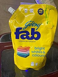 Godrej Fab Liquid Detergent Refill Pouch for Machine - 3.2 L : Amazon ...