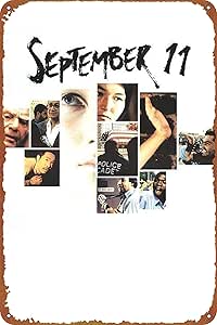 Amazon.com : 11'09''01 September 11 Movie Poster Metal Sign Tin Metal ...