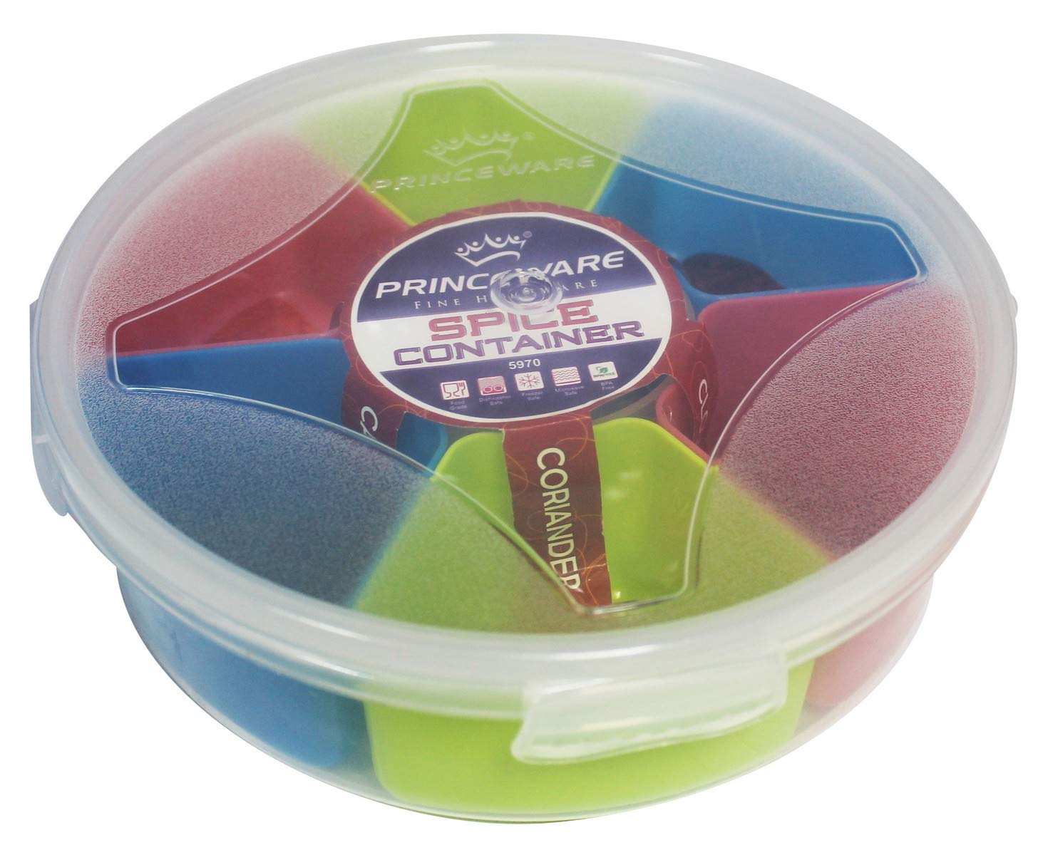 Buy Princeware L5970 Plastic Container, 7 Piece, Transparent Online at ...